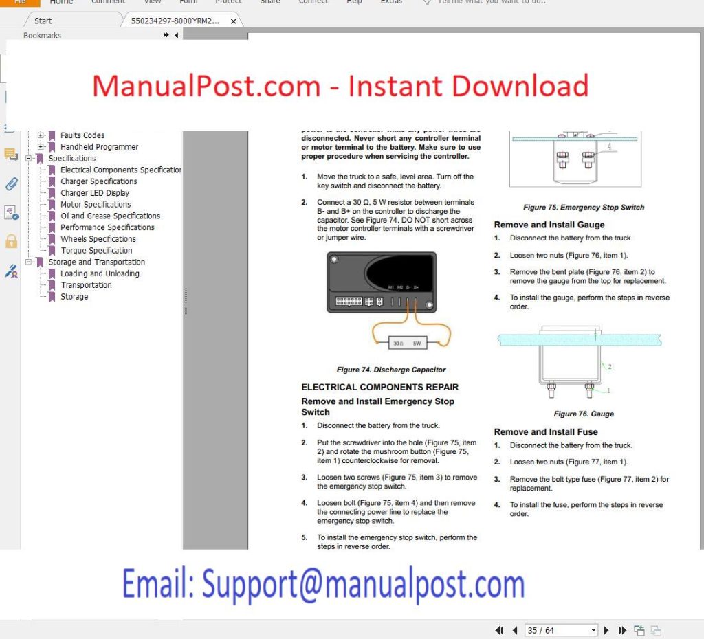 Yale Forklift Service Manuals PDF Class 3 10.2023 – ManualPost ...