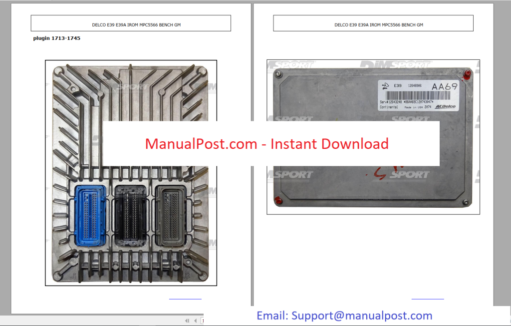 ECM PINOUTS Collection 1.32GB PDF Manual – ManualPost – Instant ...