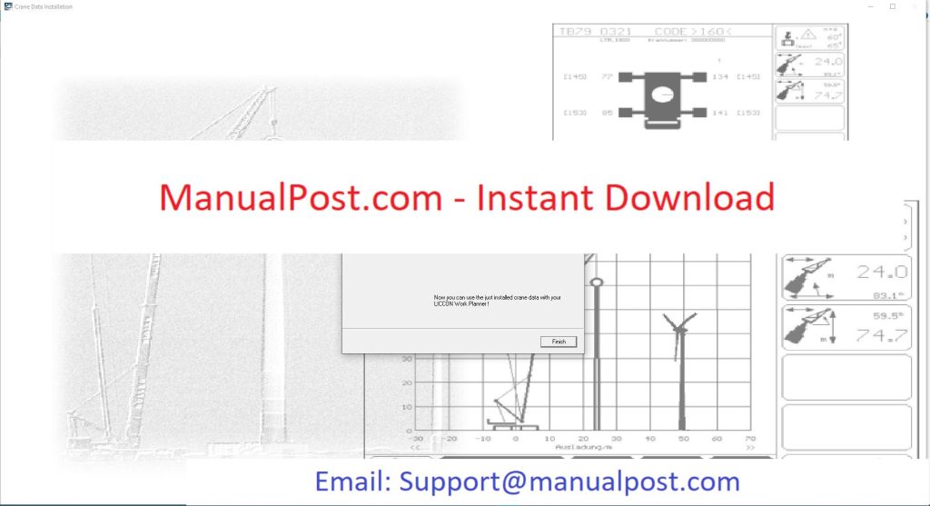 Liebherr Mobile Crane LTM 1130-5.1 045368 LICCON Job Planner Lift ...